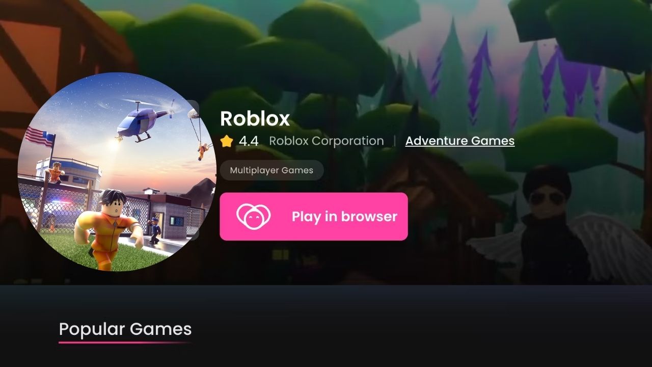 Play Roblox on now.gg without downloading